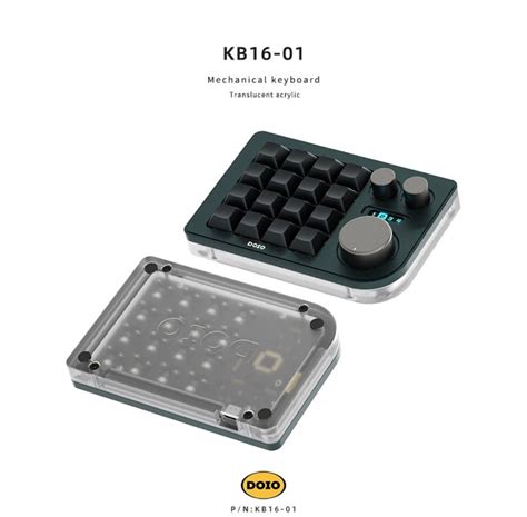 INSTOCK Programmable Key Mechanical Keyboard Macropad With Knob Hot Swap Socket RGB