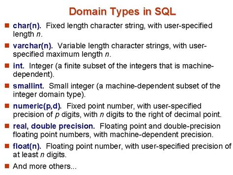Chapter 3 Introduction To Sql Database System Concepts