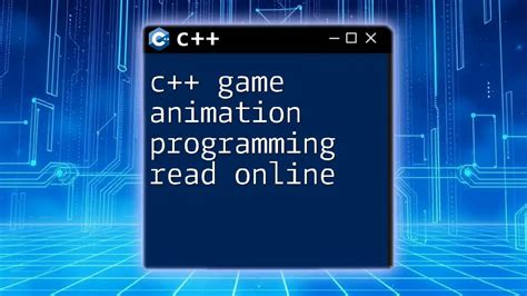 Hands On C Game Animation Programming Made Easy