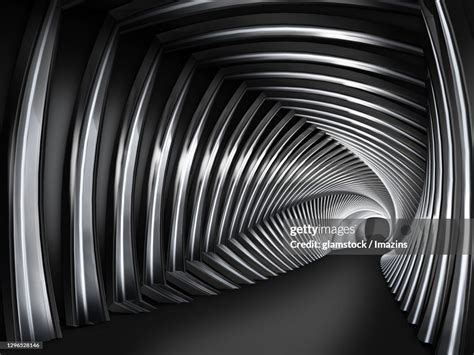 Tunnel Distortion Perspective Pattern 3d High Res Vector Graphic