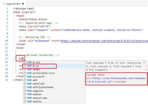 Icones En Bootstrap 4