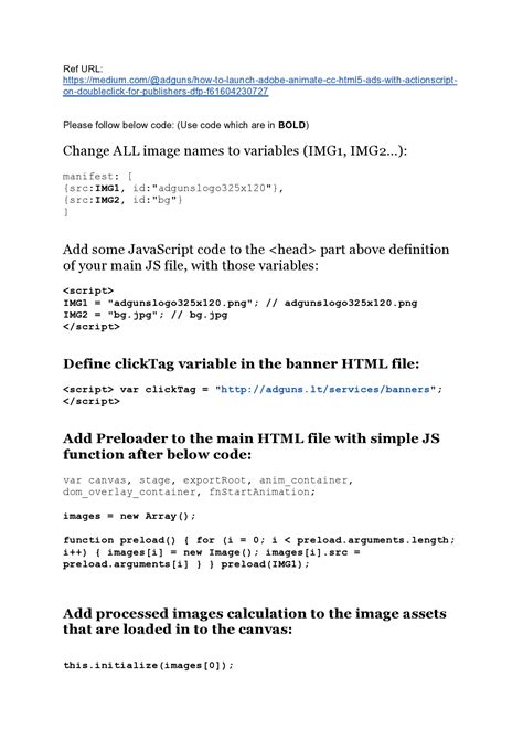 Javascript Adobe Flash Animate Cc Html5 Ads On Doubleclick For