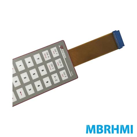 High Quality Customized Push Button Membrane Keypad Waterproof Membrane Switch Waterproof