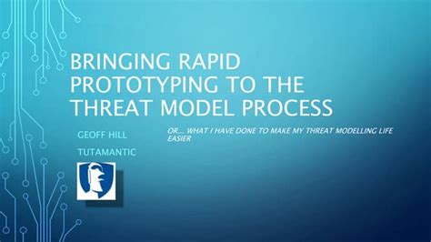Rapid Threat Model Prototyping Methodology Ppt