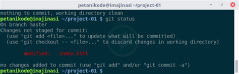tutorial git 3 simpan perubahan revisi dengan git commit