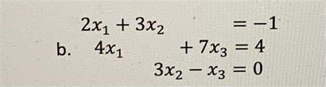solved use gaussian elimination to find the solution set to