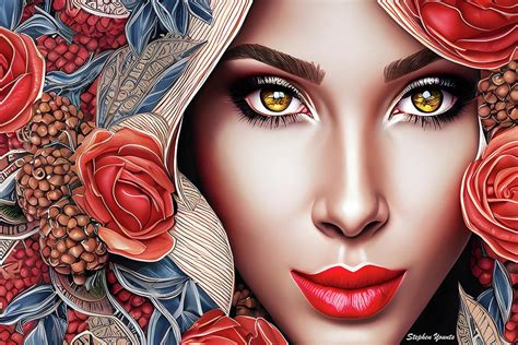 Intricate Beauty 002 Digital Art By Stephen Younts Fine Art America
