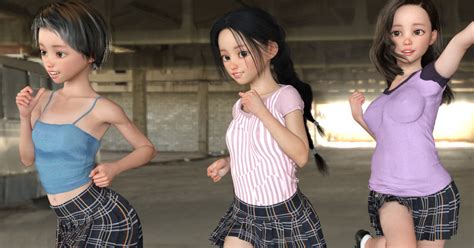 美少女3人組 Beauty Trio 2 Images By Nanao Ya From Pixiv Fanbox Kemono