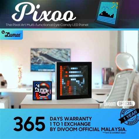 divoom pixoo pixel art frame lazada
