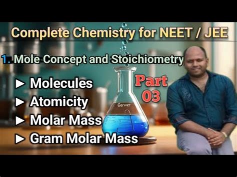 Atoms Molecules Moles Define Atomicity Mole Concept And Molar Masses Class YouTube