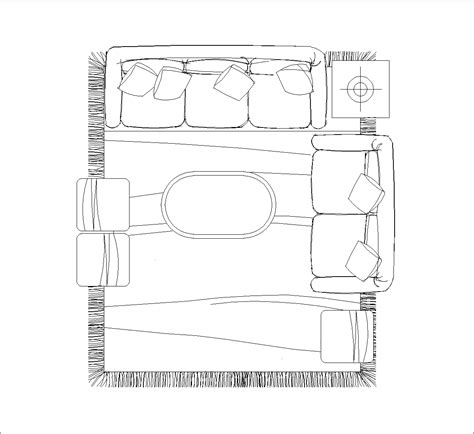 Divani E Pouf Dwg Blocco Cad Scarica Gratis