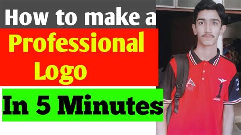 How To Make Professional Logo For Your Youtube Channel In Min How To Create A Logo For