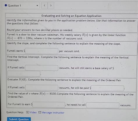 solved evaluating and solving an equation application