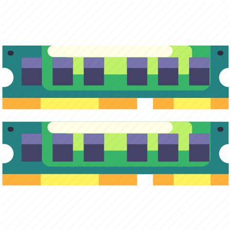 Ram Memory Chip Device Processor Computer Hardware Technology Icon Download On Iconfinder