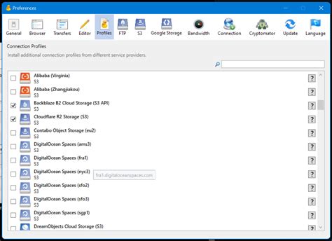 Cloudflare R2 Storage S3 Profile Enabled Not Visible Or Usable