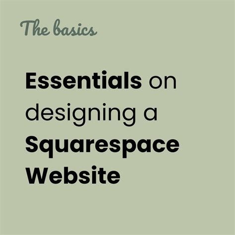 Squarespace Tutorials The Square Genius