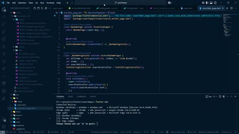 Flutter Ux Ui Searchwidgets Mobiledevelopment Flutterdev