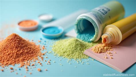 Polymer Coating Industries And Chemicals Scene Stable Diffusion Online