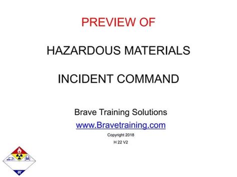 Hazmat First Responder Operations Nfpa Compliant Ppt