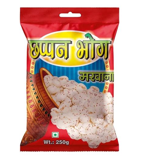 250g Chappan Bhog Gold Makhana At ₹ 250 Pack Phool Makhana In