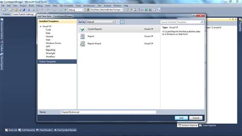 Store And Retrieve Image In Crystal Reports From Sql Database And