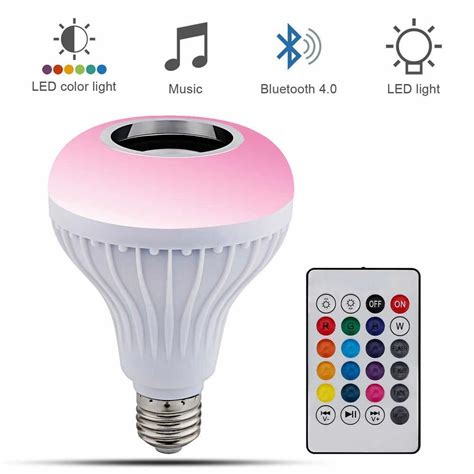 12W LED MUSIC BULB Bluetooth LED Light Lamp Speaker Shopee Philippines