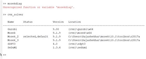 Unable To Solve Convex Problem With Cvx And Mosek Cvx Forum A Community Driven Support Forum