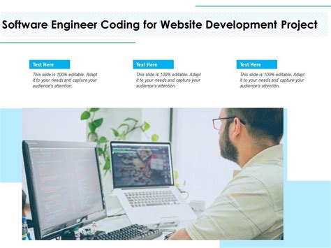 Software Engineer Coding For Website Development Project Presentation