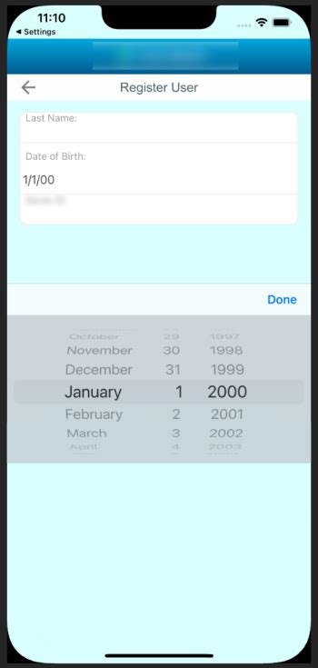 C Is It Possible To Move The Popup Location Of The Default Datepicker On Ios In Xamarin