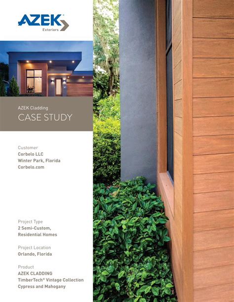 Pdf Azek Cladding Case Study · Benefits Are Clear When You Pair The Clean Lines Of Concrete Pdf Azek Cladding Case Study · Benefits Are Clear When You Pair The Clean Lines Of Concrete