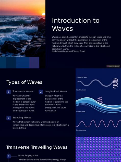 Introduction To Waves Pdf Waves Light