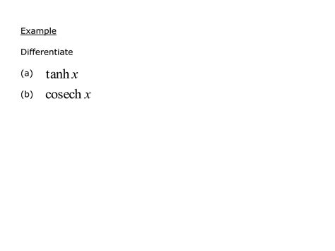 Calculus Of Hyperbolic Functions Pdf