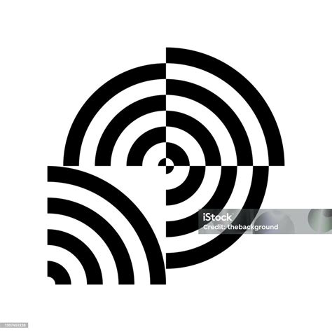 사무실 장식에 적합한 현대적인 포스터 커피 하우스 또는 Wifi 구역아트 포스터 깨진 원 기하학적 모양과 호와 추상적 인 배경 벡터 0명에 대한 스톡 벡터 아트 및 기타