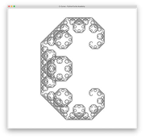 Lévy C Curve Python And Turtle