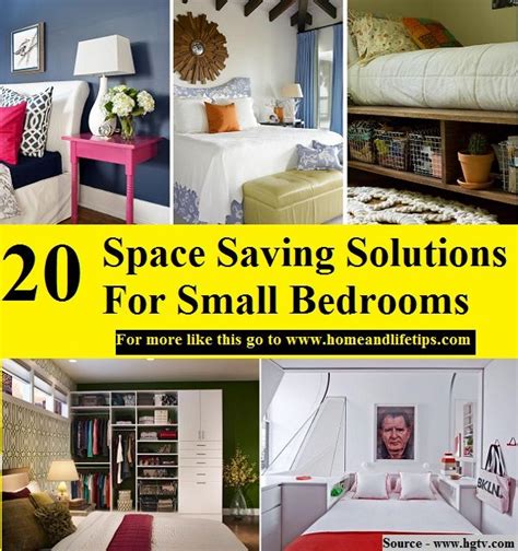 20 Space Saving Solutions For Small Bedrooms Small Bedroom Home