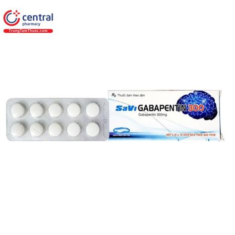 [chÍnh HÃng] Thuốc Savi Gabapentin 300 Điều Trị động Kinh Cục Bộ