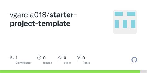 Github Vgarcia018starter Project Template