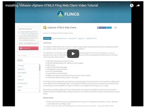 Video How To Install Vmware Vsphere Html5 Web Client Tutorial Cloud