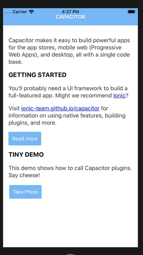 Bug Latest Version Of Capacitor Breaks The Application Header And