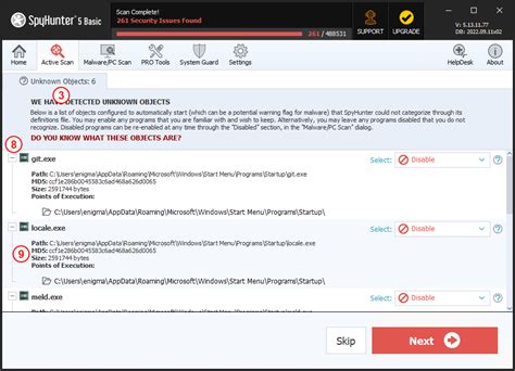 Interpreting The Scan Results Remove Spyware And Malware With Spyhunter