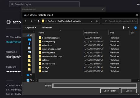 Unable To Import Passwords Issue BrowserWorks Waterfox GitHub