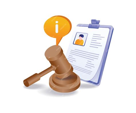 Premium Vector Resolving Legal Cases In Court