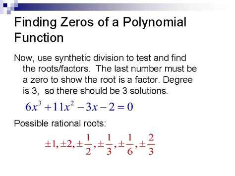 Lesson 3 4 Zeros Of Polynomial Functions Rational