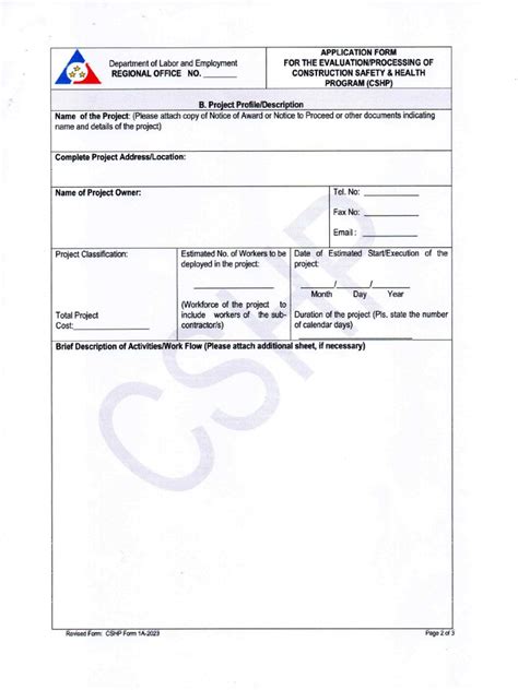 Cshp Forms Evaluation Processing Page2 Pdf