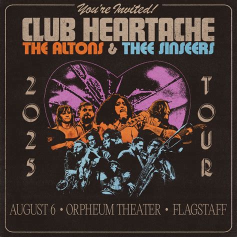 The Altons And Thee Sinseers Club Heartache Tour