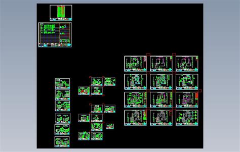 清新两居施工图附实景萧的cad图 Autocad 模型图纸免费下载 懒石网