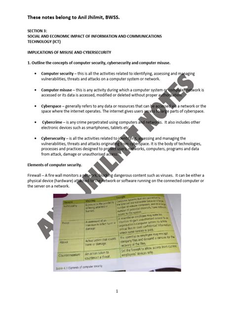 It Notes Unit 3 Pdf Security Computer Security