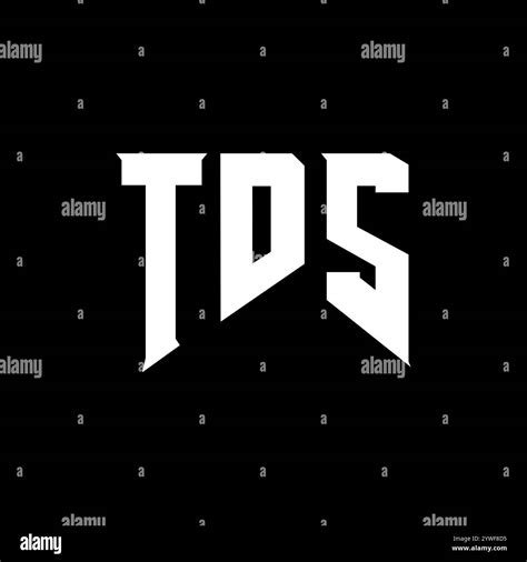 Tds Letter Logo Design For Technology Company Tds Logo Design Black