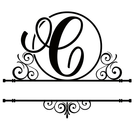 Letter C Split Monogram Digital File Etsy Letter C Split Monogram Digital File Etsy