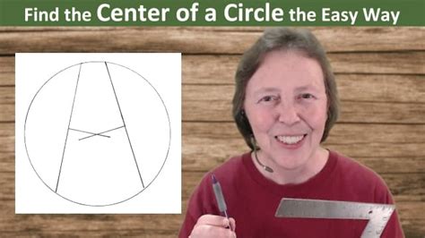 Find The Center Of A Circle The Easy Way Heartwood Art